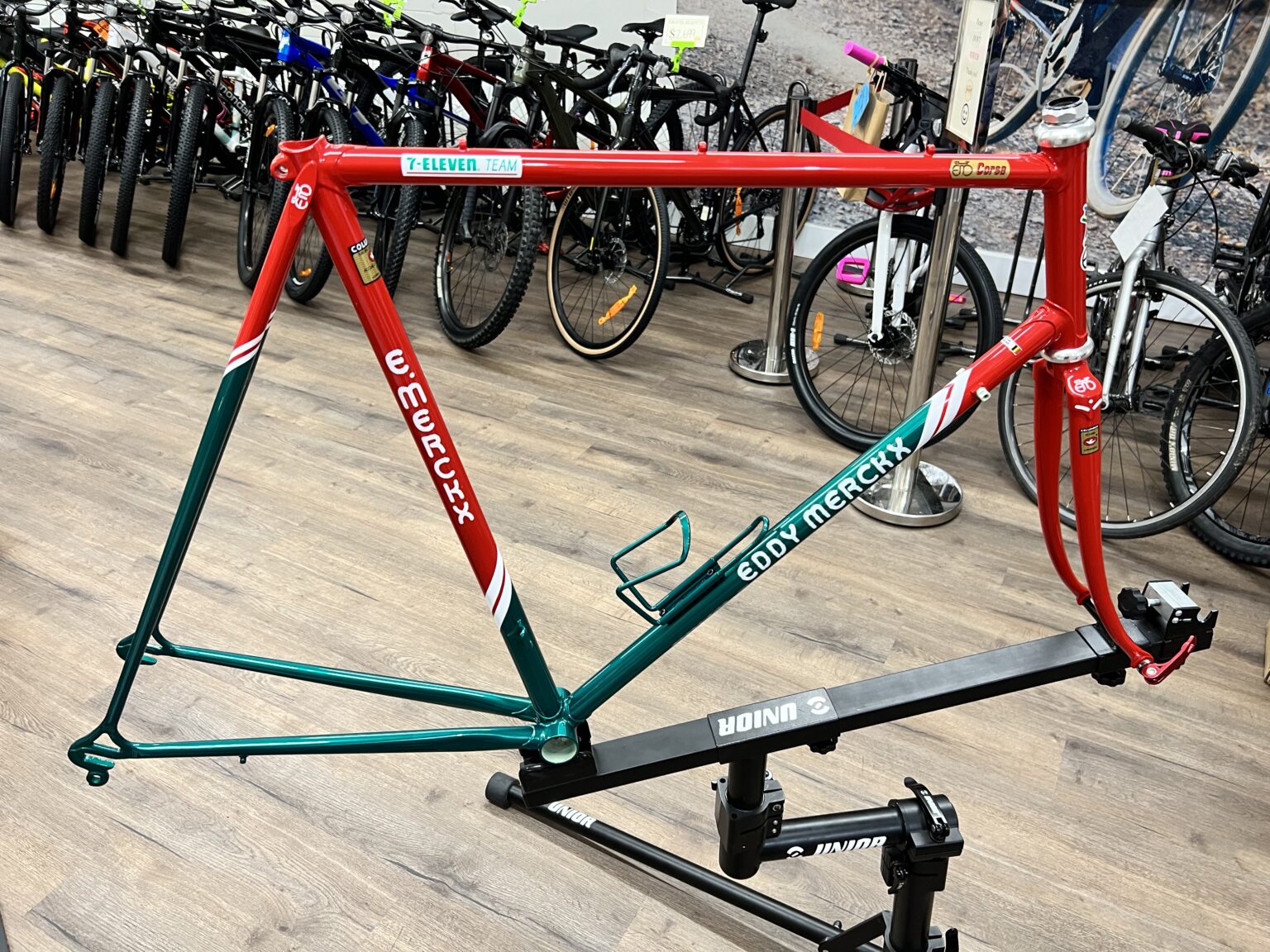 Eddy Merckx Corsa Frameset 1987 60cm 7-Eleven – Millfield Velo